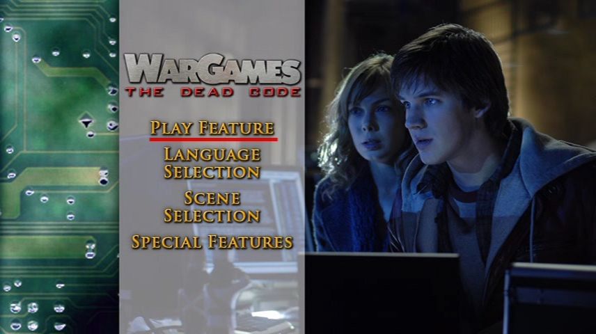 WarGames: The Dead Code (2008) – DVD Menus
