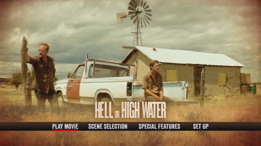 Hell or High Water (2016) – DVD Menus