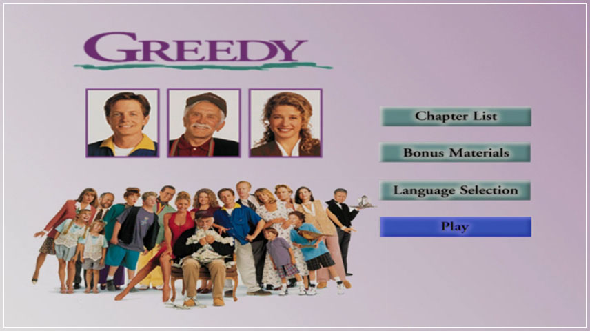 Greedy (1994) – DVD Menus