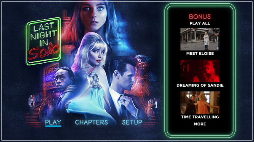 Last Night in Soho (2021) – DVD Menus