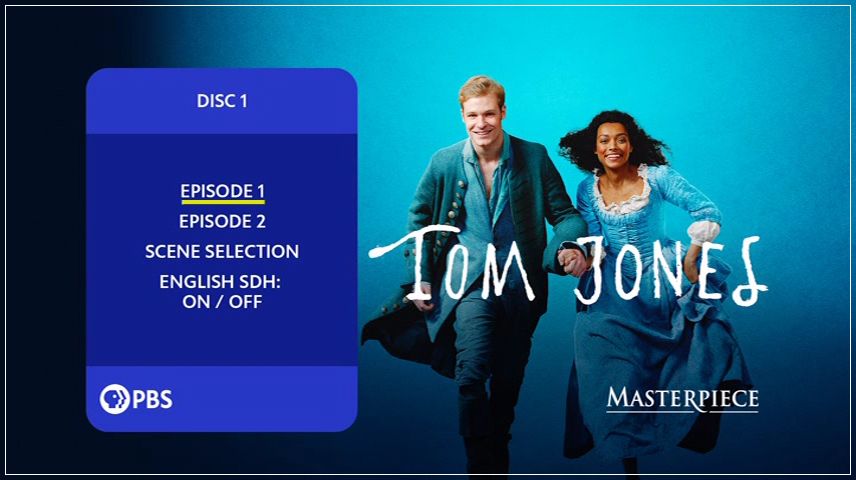 Tom Jones (2023) – DVD Menus