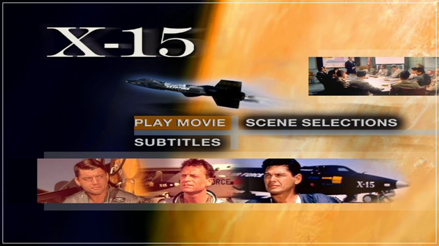 X-15 (1961) – DVD Menus