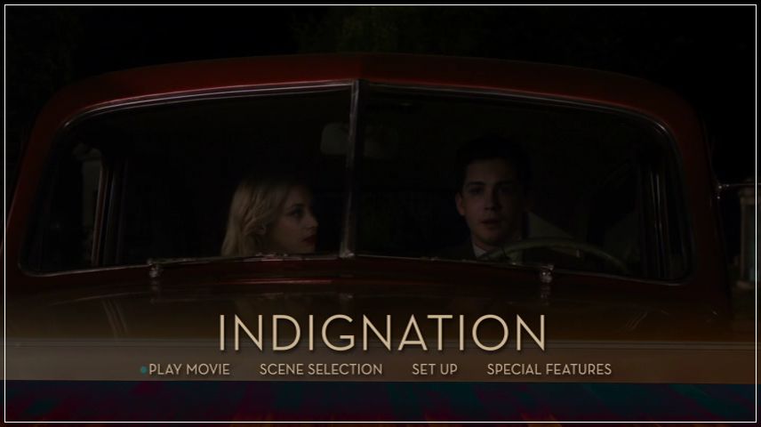 Indignation (2016) – DVD Menus