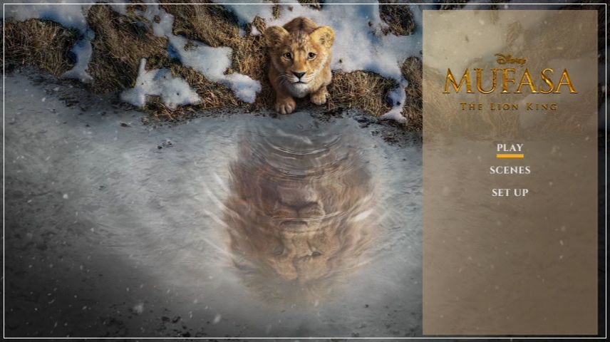 Mufasa: The Lion King (2024) – DVD Menus