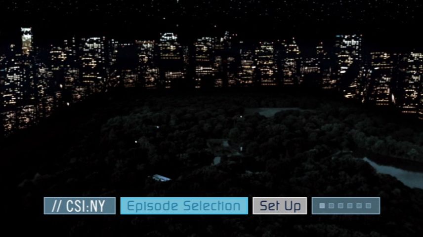 CSI: NY (2004) – DVD Menus