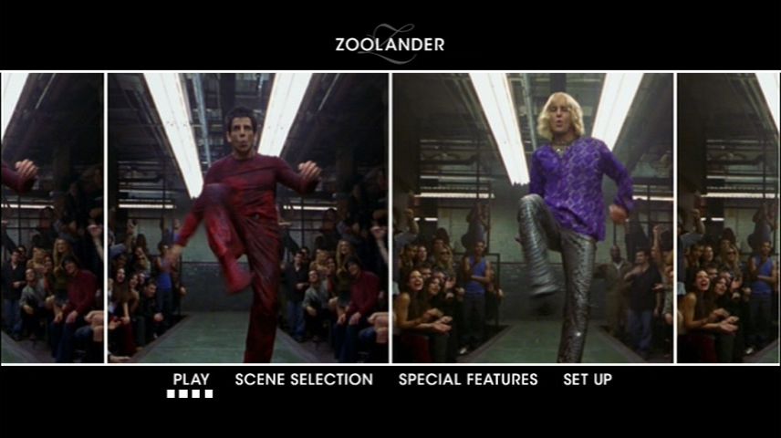 Zoolander (2001) – DVD Menus