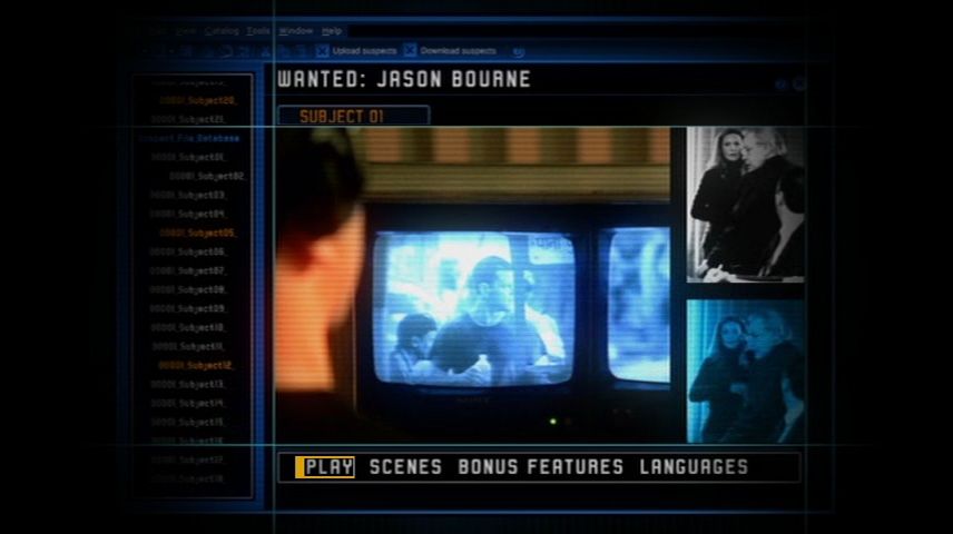 The Bourne Supremacy (2004) – DVD Menus