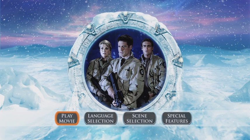 Stargate: Continuum (2008) – DVD Menus