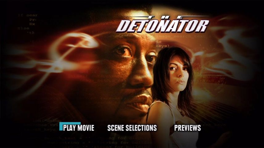 The Detonator (2006) – DVD Menus