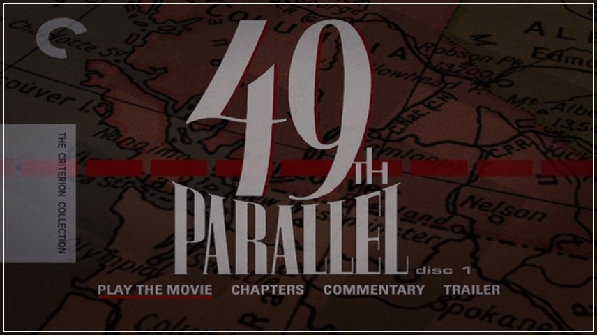 49th Parallel (1941) – DVD Menus