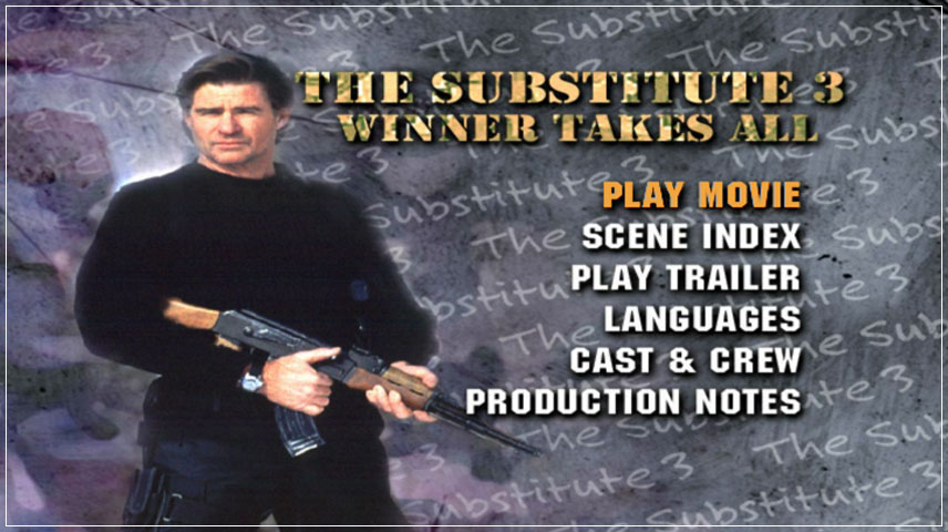 The Substitute 3: Winner Takes All (1999) – DVD Menus