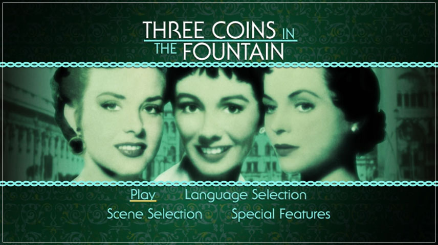 Three Coins in the Fountain (1954) – DVD Menus