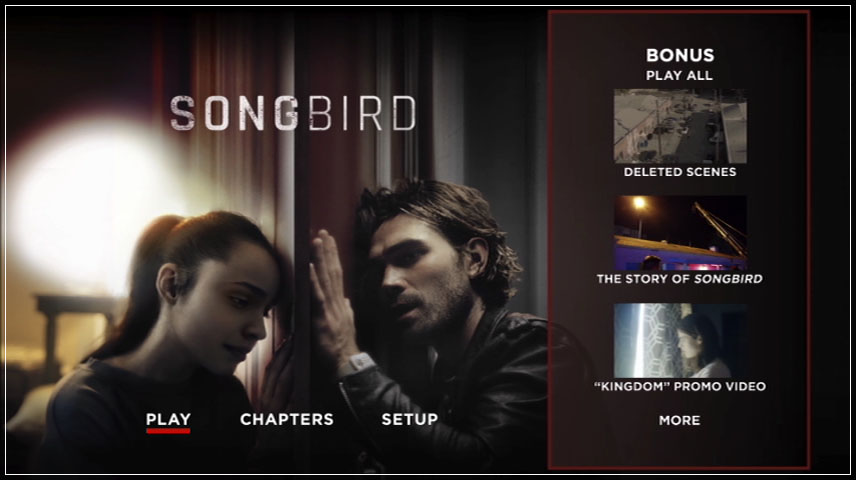 Songbird (2020) – DVD Menus