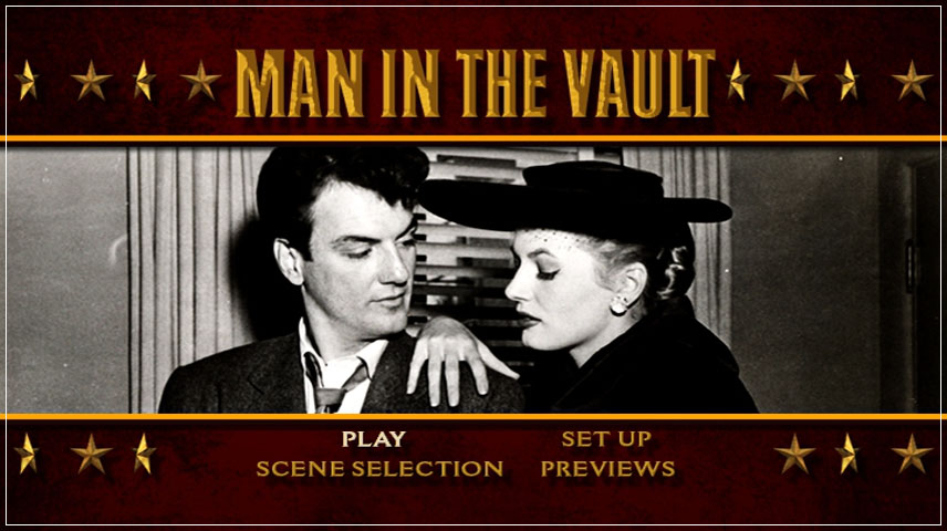 Man in the Vault (1956) – DVD Menus