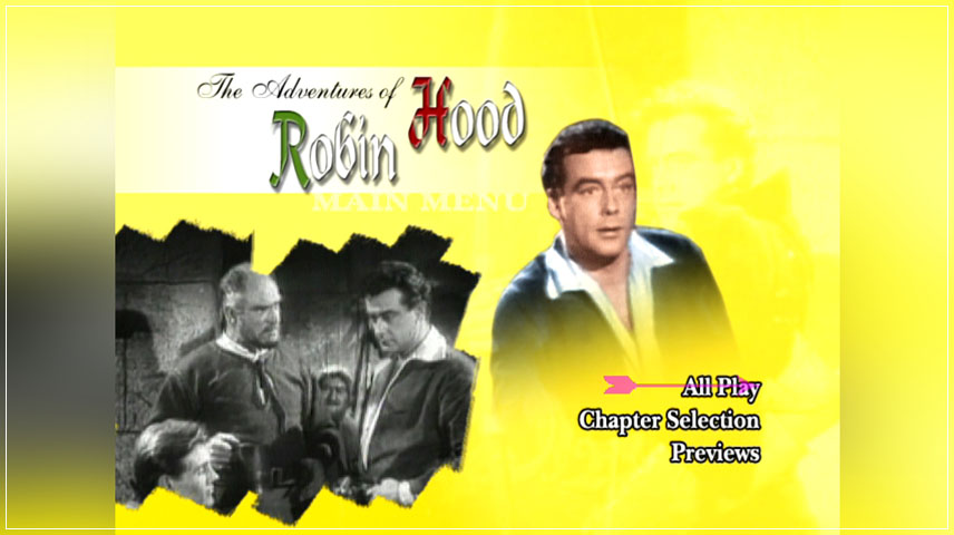 The Adventures of Robin Hood (1955) – DVD Menus