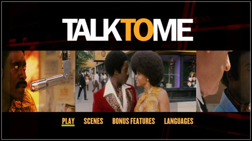 Talk to Me (2007) – DVD Menus