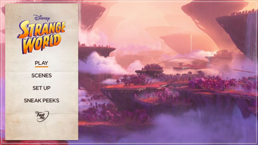 Strange World (2022) – DVD Menus