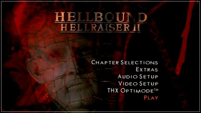 Hellbound: Hellraiser II (1988) – DVD Menus