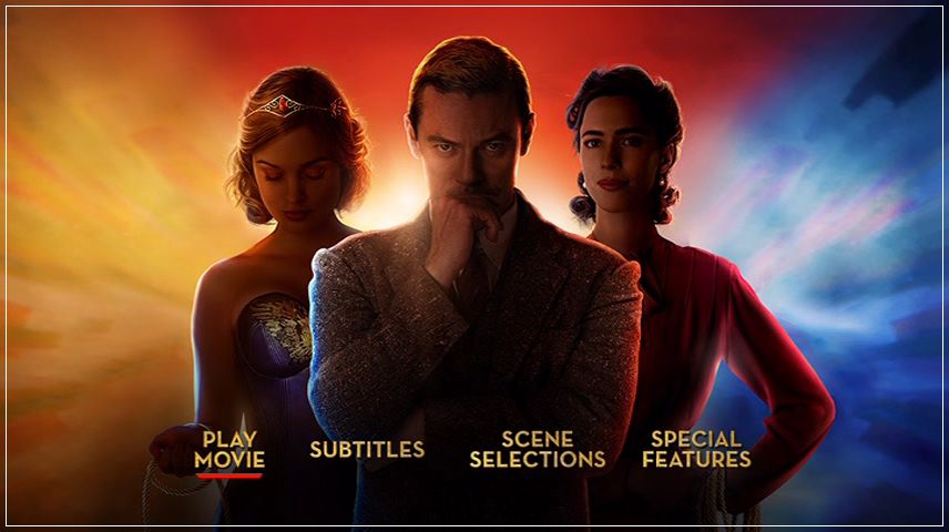 Professor Marston & the Wonder Women (2017) – DVD Menus