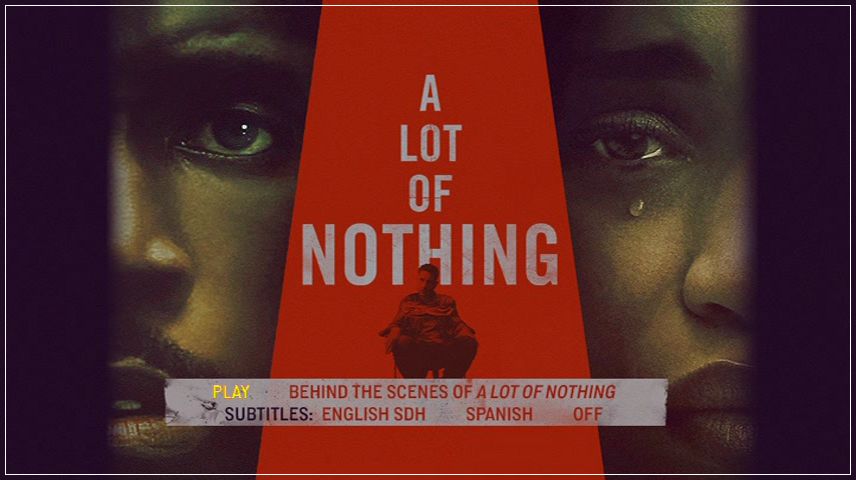 A Lot of Nothing (2022) – DVD Menus