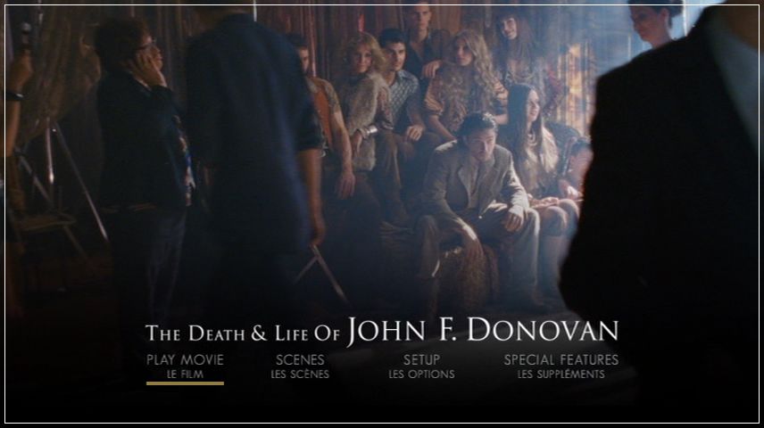 The Death & Life of John F. Donovan (2018) – DVD Menus