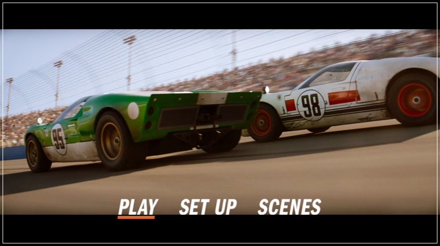 Ford v Ferrari (2019) – DVD Menus