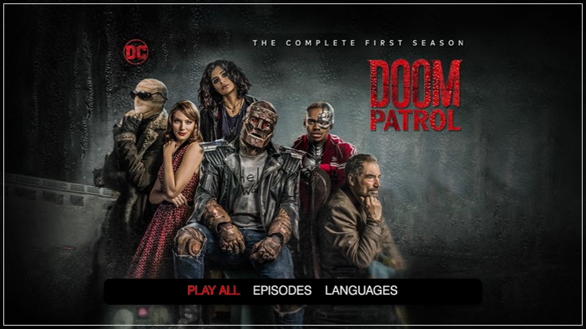 Doom Patrol (2019) – DVD Menus