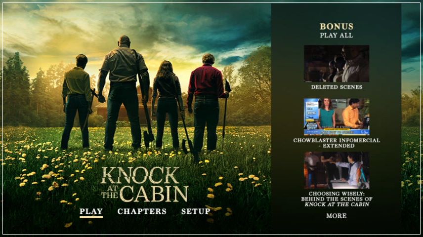 Knock at the Cabin (2023) – DVD Menus