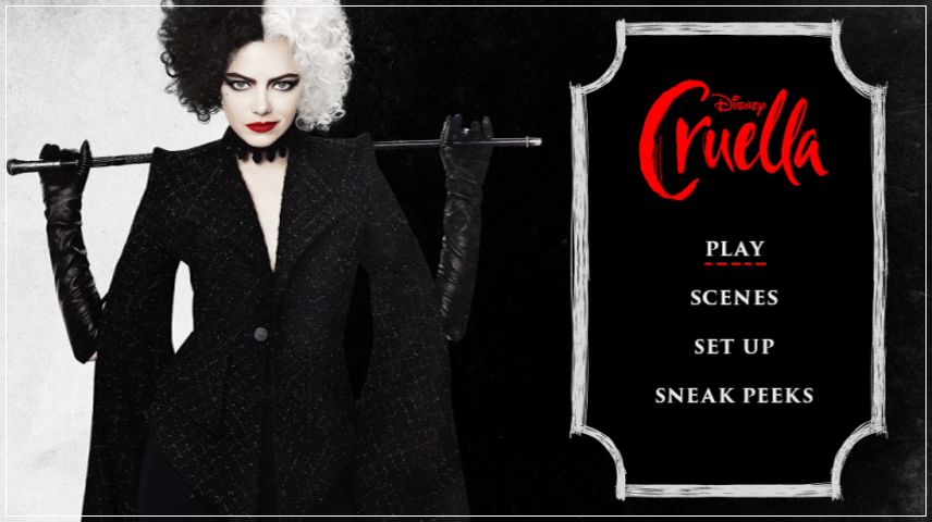 Cruella (2021) – DVD Menus