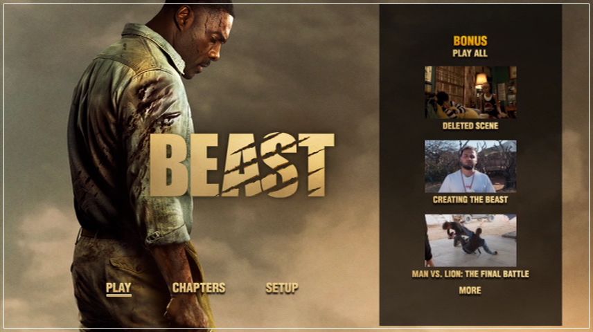 Beast (2022) – DVD Menus