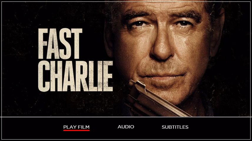 Fast Charlie (2023) – DVD Menus