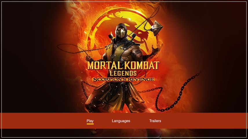 Mortal Kombat Legends: Scorpion’s Revenge (2020) – DVD Menus