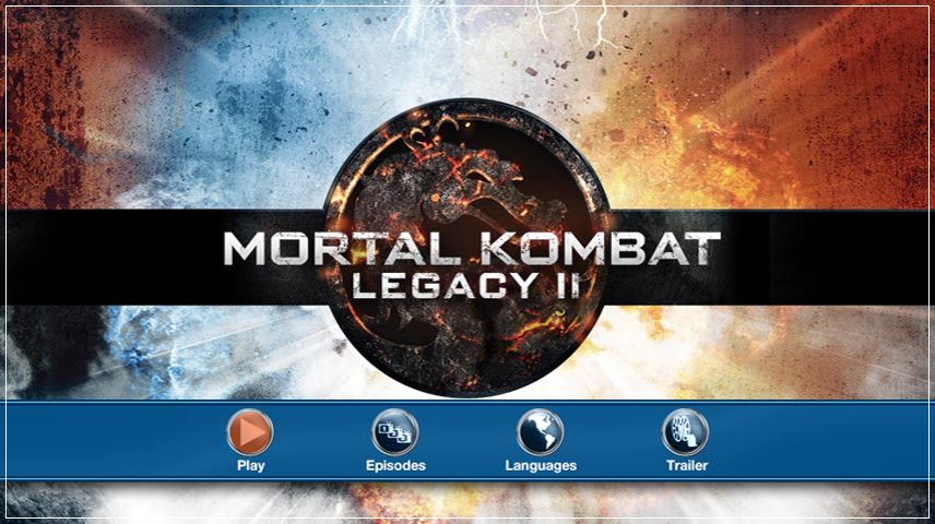 Mortal Kombat: Legacy II (2013) – DVD Menus