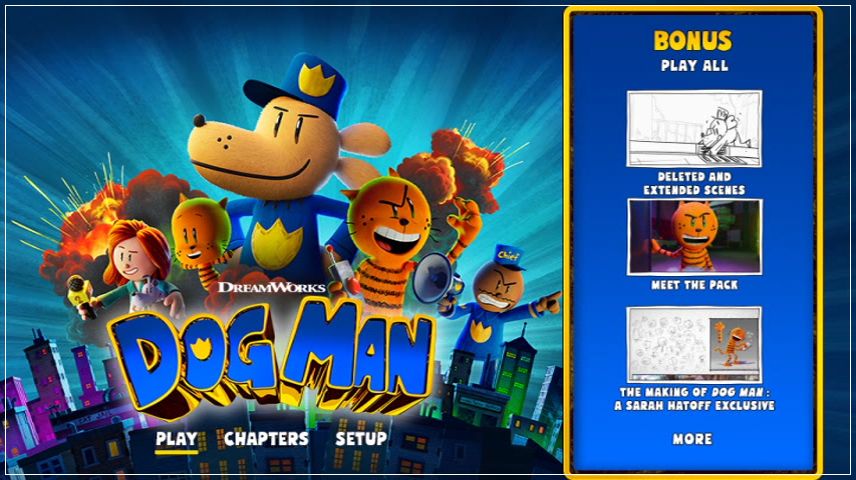 Dog Man (2025) – DVD Menus