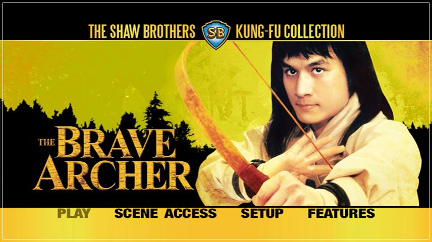 The Brave Archer (1977) – DVD Menus