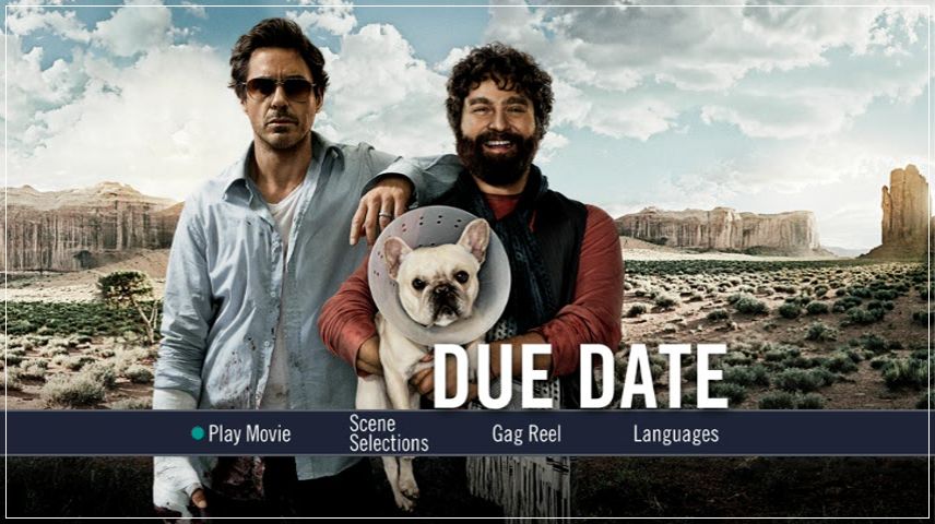 Due Date (2010) – DVD Menus