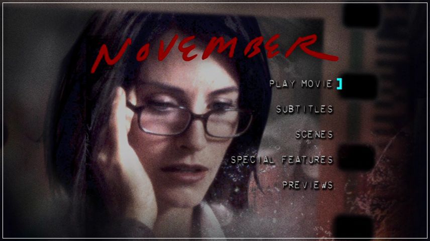 November (2004) – DVD Menus