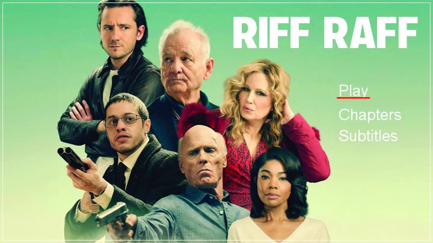 Riff Raff (2024) – DVD Menus