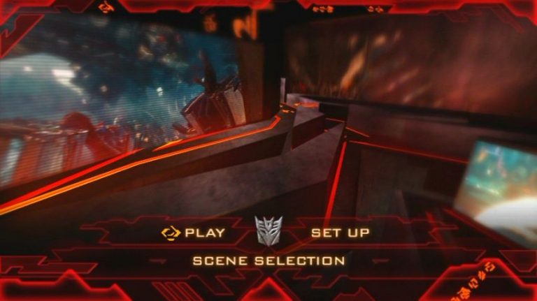 Transformers: Revenge of the Fallen (2009) – DVD Menus
