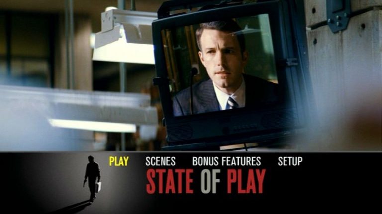 State of Play (2009) – DVD Menus
