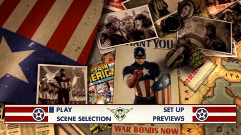 Captain America: The First Avenger (2011) – DVD Menus