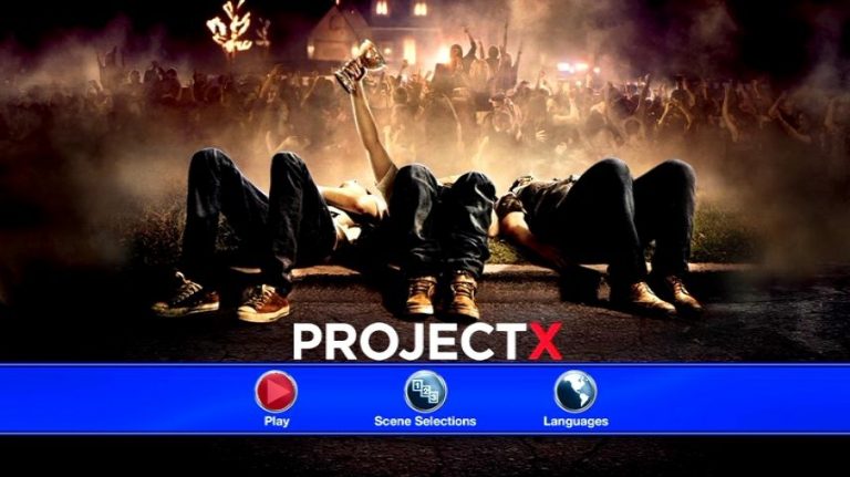 Project X (2012) – DVD Menus