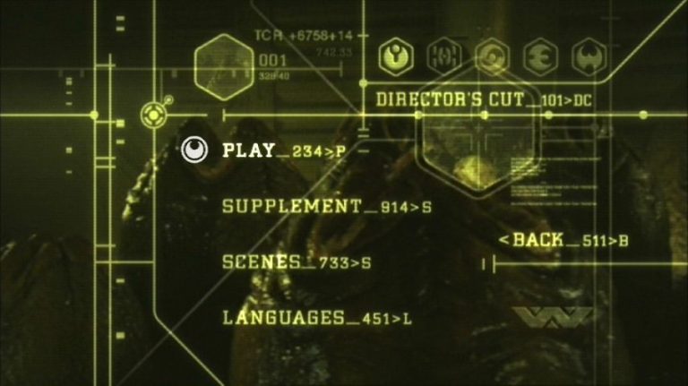 Alien (1979) – DVD Menus