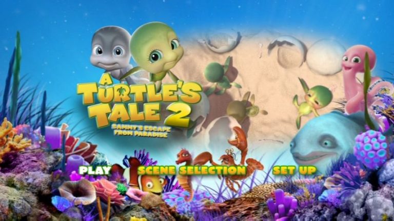 A Turtle’s Tale 2: Sammy’s Escape from Paradise (2012) – DVD Menus