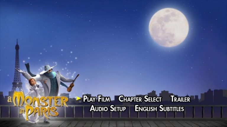 A Monster in Paris (2011) – DVD Menus