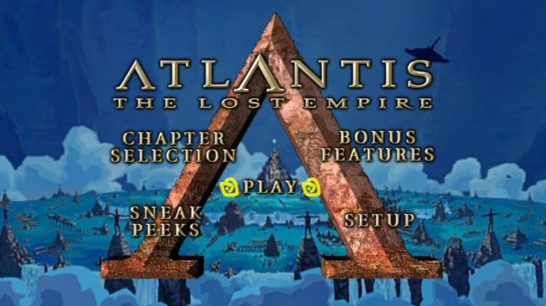 Atlantis: The Lost Empire (2001) – DVD Menus