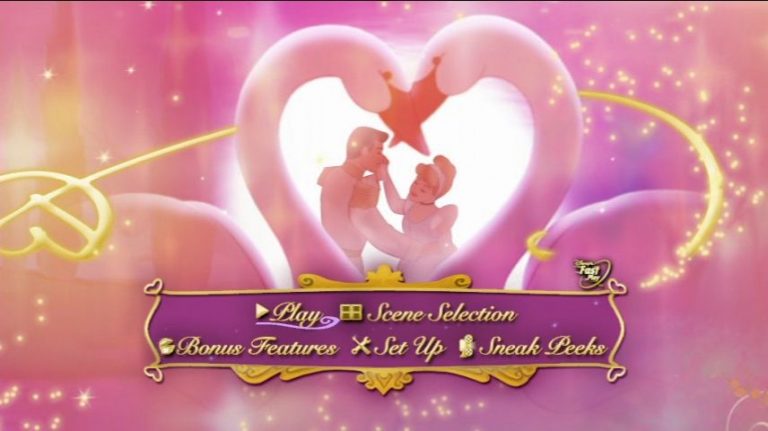 Cinderella III: A Twist in Time (2007) – DVD Menus