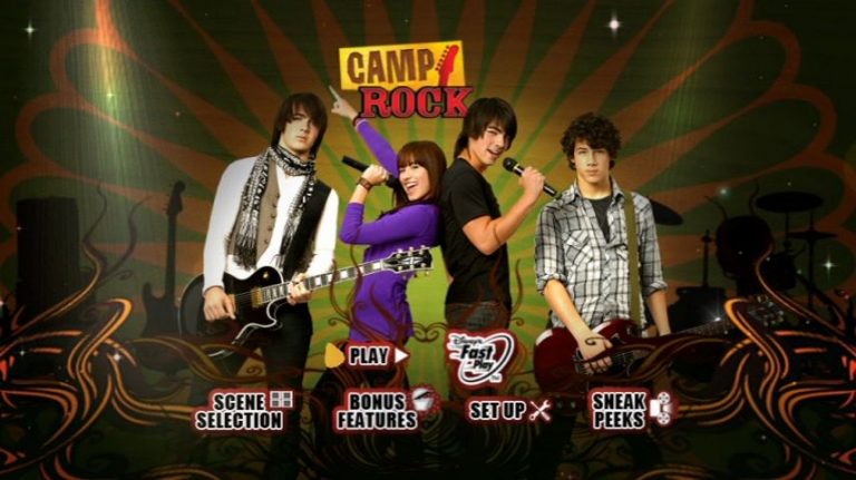 Camp Rock (2008) – DVD Menus