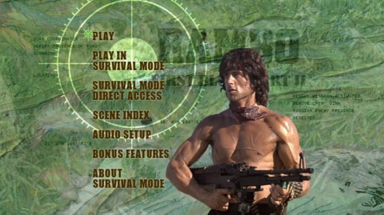 Rambo: First Blood Part II (1985) – DVD Menus