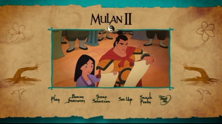 Mulan II (2004) – DVD Menus